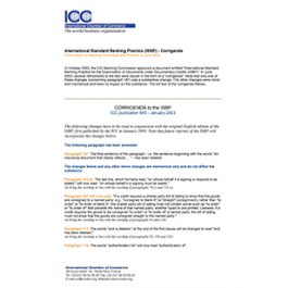 International Standard Banking Practice | ICC Knowledge 2 Go ...