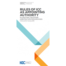 2018 Rules of ICC as appointing authority English version | ICC ...