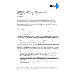 INCOTERMS® 2020 FCA and CPT: Best practice for shipping containers ...